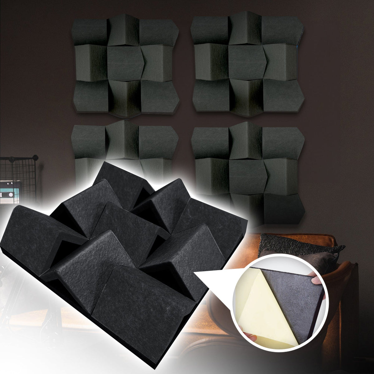 Arrowzoom SOLID COLORS 3D Felt Sound Diffuser - KK1428 | Arrowzoom ...