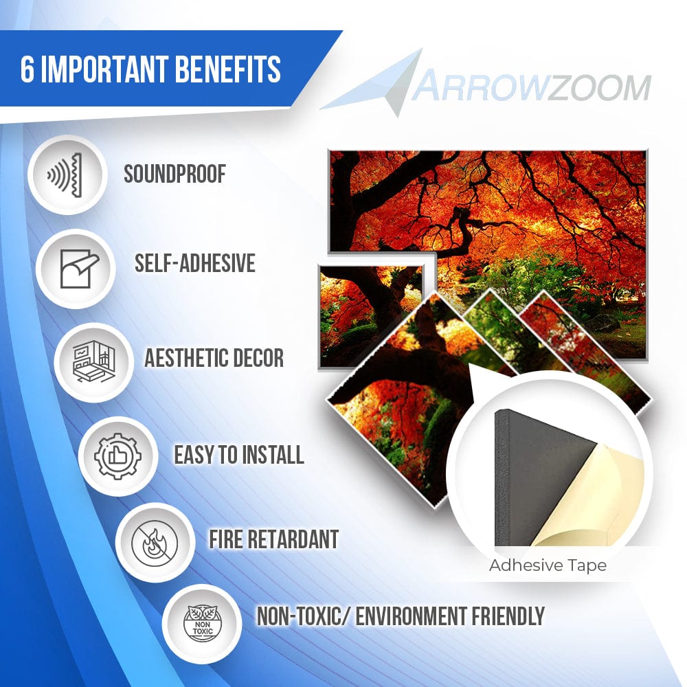 Arrowzoom Nature Velcro Felt Art Wall Panels KK1228 | Arrowzoom Acoustics