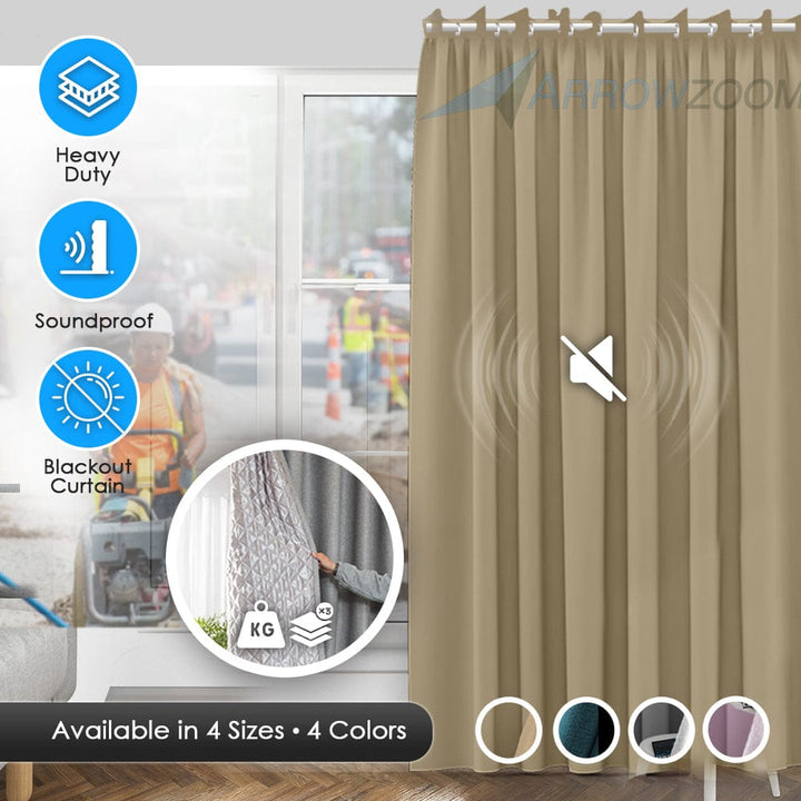 Soundproof Curtains | Window Soundproofing | Arrowzoom | Free Shipping ...