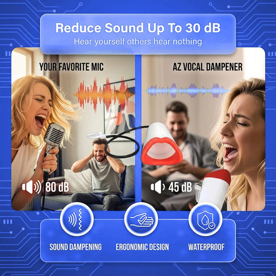 Arrowzoom Voice Silencer for Singing Practice, Warm-up, Stress Relief ...