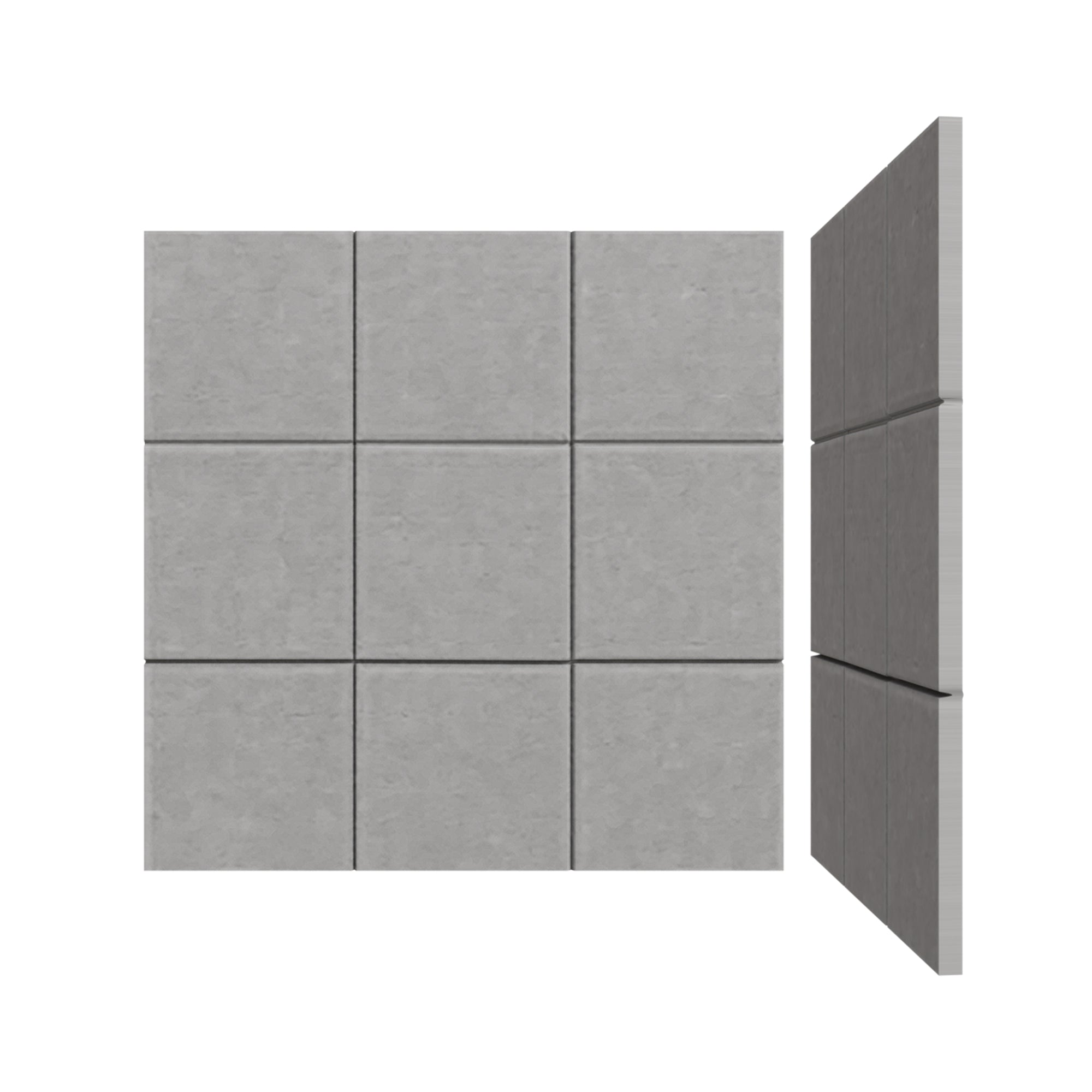 Arrowzoom Grid 3D Square Polyester Felt Art Adhesive Panels - KK1389 ...