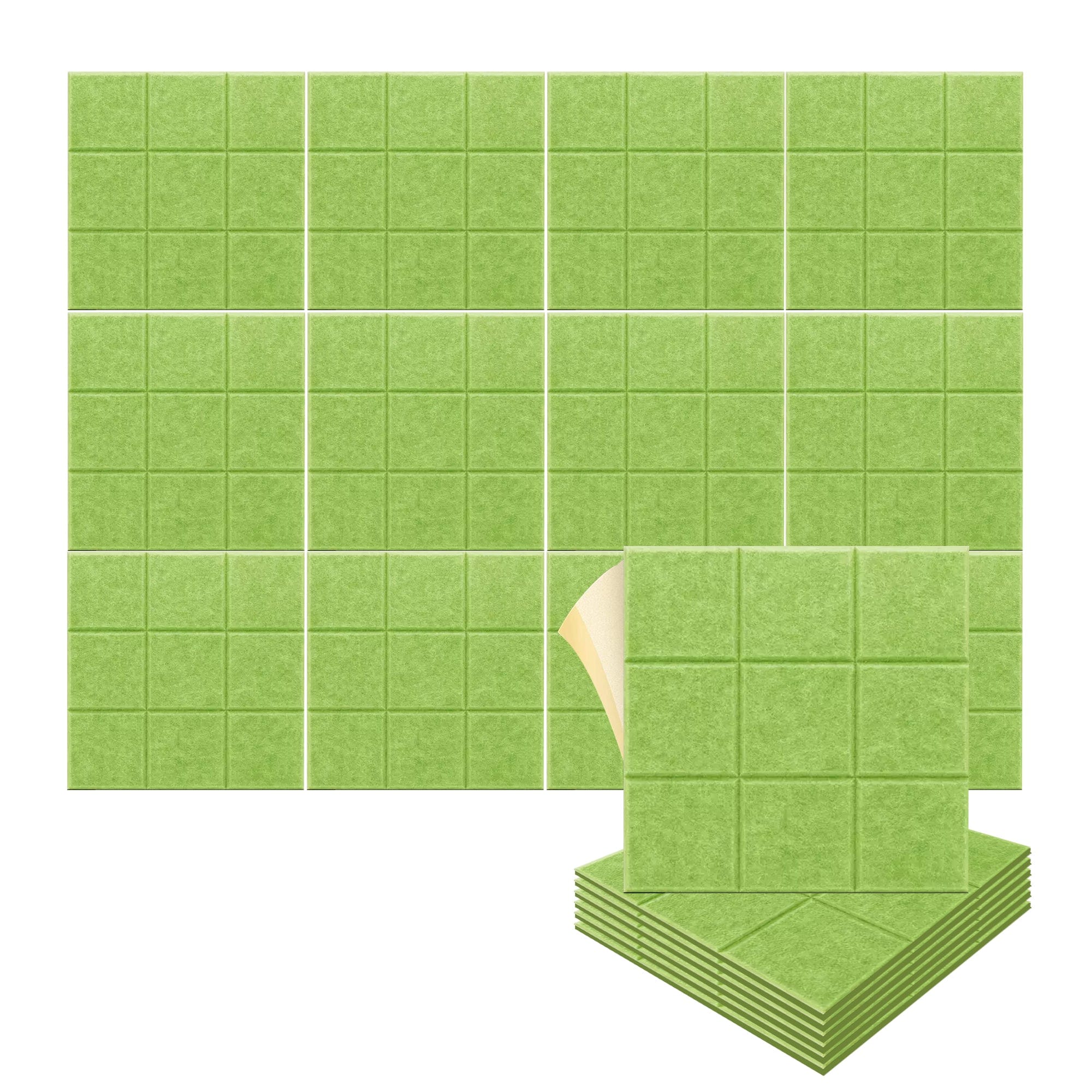 Arrowzoom Grid 3D Square Polyester Felt Art Adhesive Panels - KK1389 ...