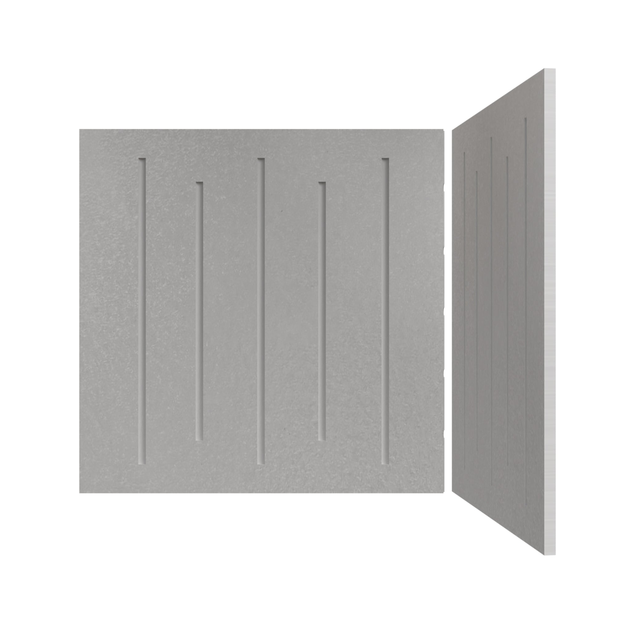 Arrowzoom Soundwave 3D Square Polyester Felt Art Adhesive Panels ...