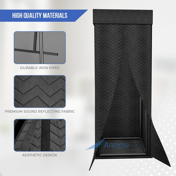 Arrowzoom Sound Absorbing Studio Recording Isolation Privacy Booth ...