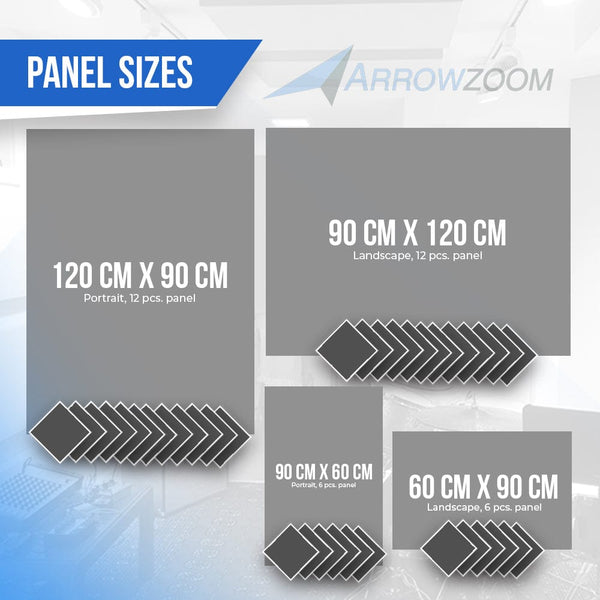 Arrowzoom Custom Velcro Felt Art Wall Panels KK1230 | Arrowzoom Acoustics