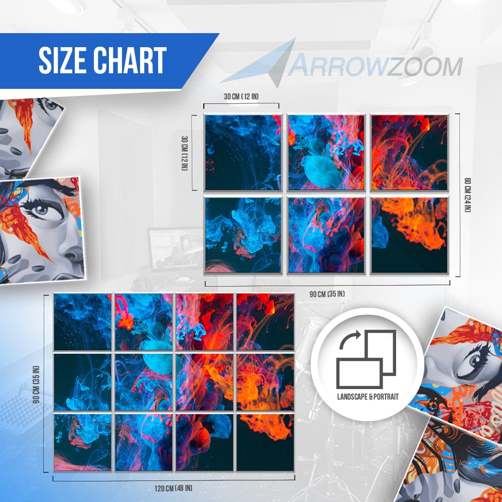 Arrowzoom Custom Velcro Felt Art Wall Panels KK1230 | Arrowzoom Acoustics