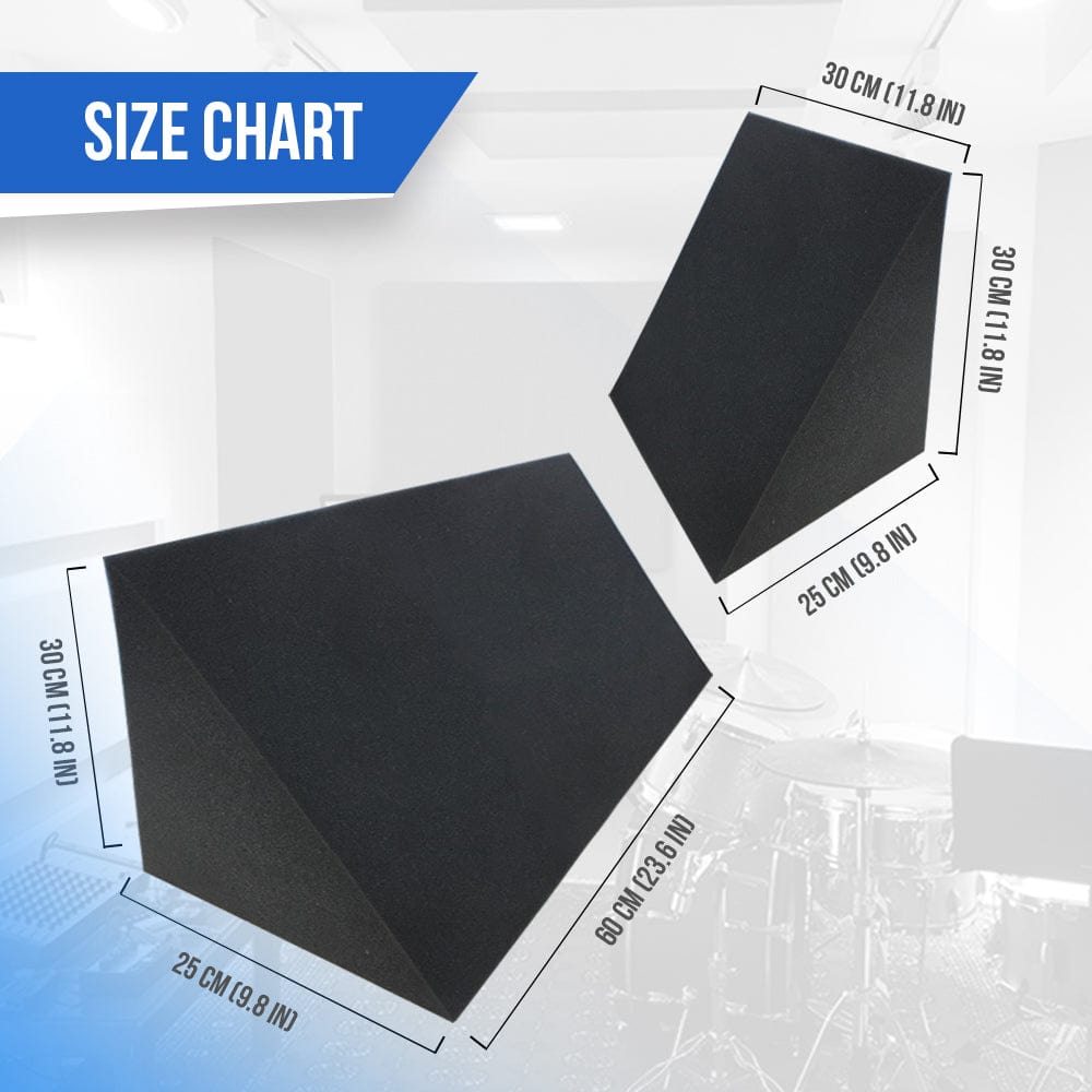 Arrowzoom Triangle Corner Bass Trap Series Solid Colors KK1161 ...