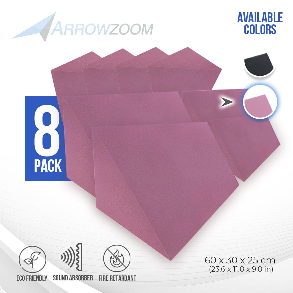 Arrowzoom Triangle Corner Bass Trap Series Solid Colors KK1161 ...