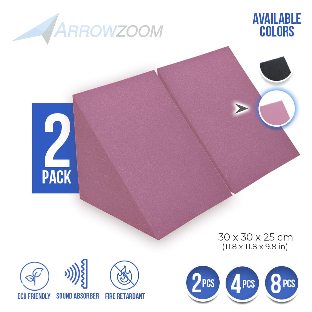 Arrowzoom Triangle Corner Bass Trap Series Solid Colors KK1161 ...