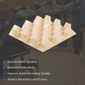 New Quadratic Acoustic Wood Diffuser KK1098 | Sound Absorb | Arrowzoom ...