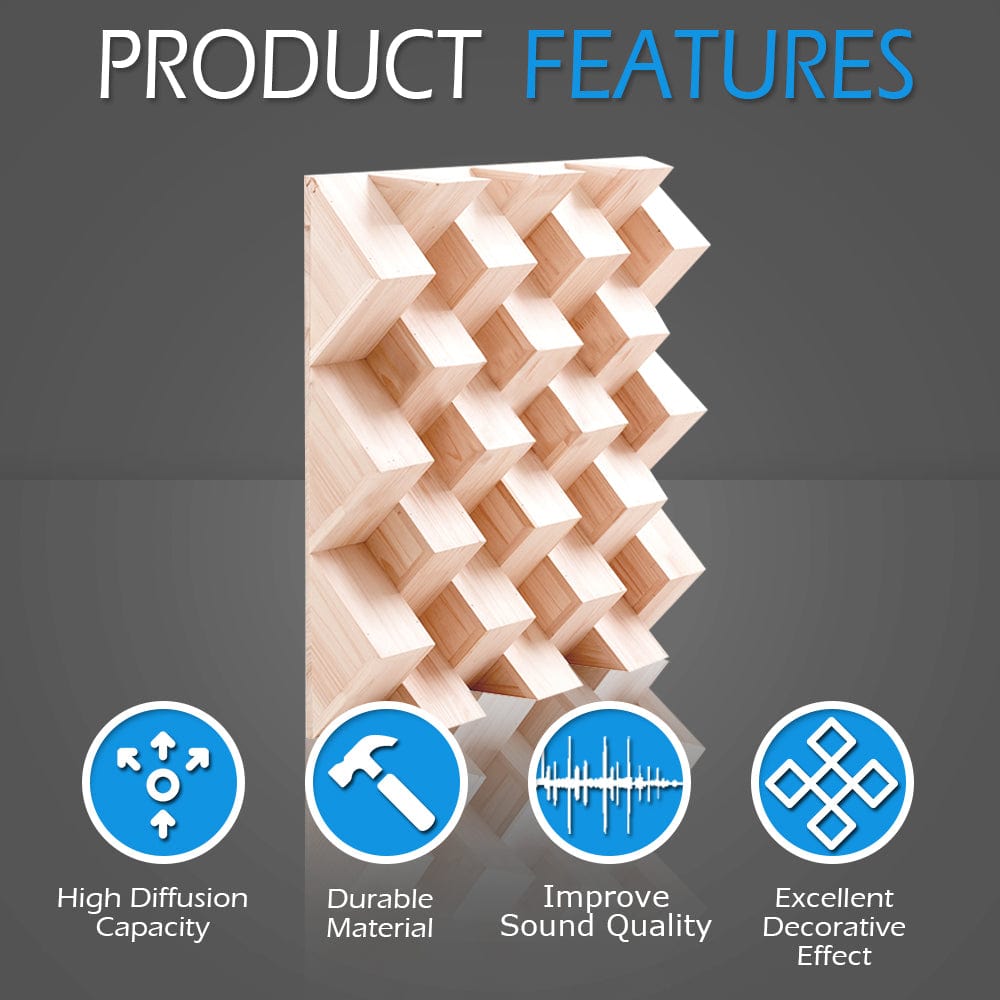 Arrowzoom™ Acoustic Sound Diffuser - Quadratic - KK1098 | Arrowzoom ...