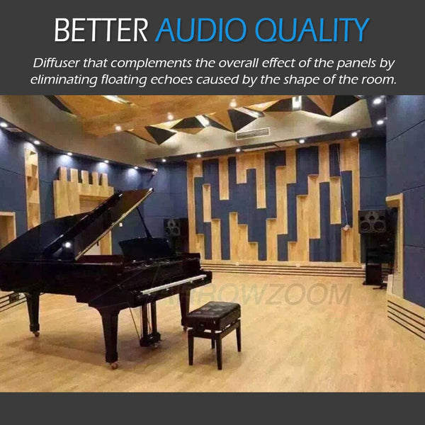 Arrowzoom™ Acoustic Sound Diffuser - Quadratic Skyline - KK1204 ...