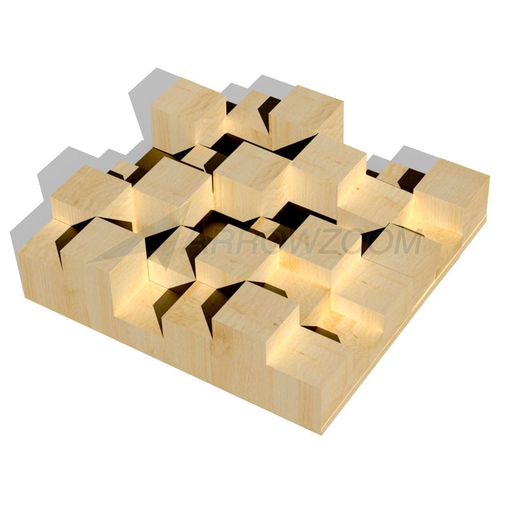 Arrowzoom™ Acoustic Sound Diffuser - Quadratic Skyline - KK1204 ...