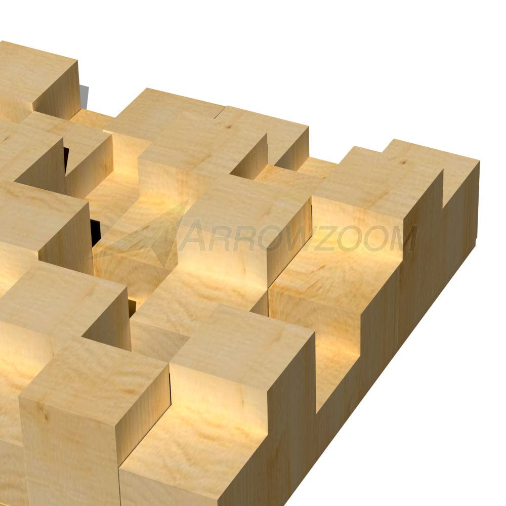 Arrowzoom™ Acoustic Sound Diffuser - Quadratic Skyline - KK1204 ...