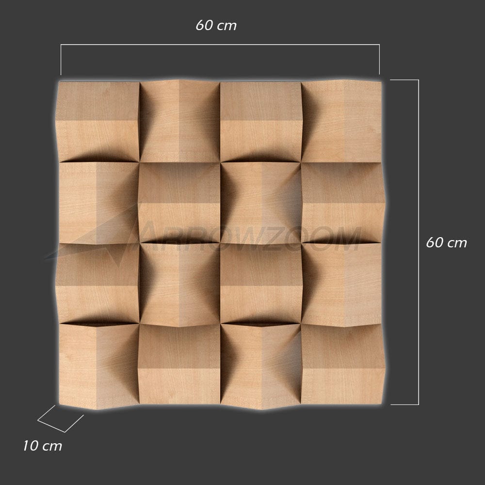 Arrowzoom™ Pro Acoustic Sound Diffuser - 3D Triangular - KK1203 | Arrowzoom Acoustics